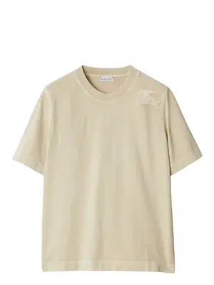 Burberry Burberry Cotton T-Shirt Safari