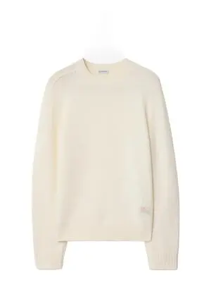 Burberry Cashmere Sweater - Ceramic White