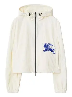 Burberry Cropped Hooded Jacket - Salt