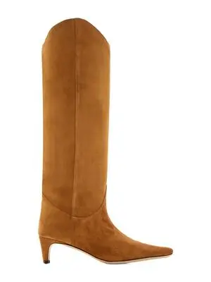 STAUD Wally Western Knee Boots