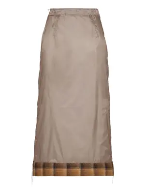 MAISON MARGIELA X Pendleton Semi-sheer Midi Skirt - Grey