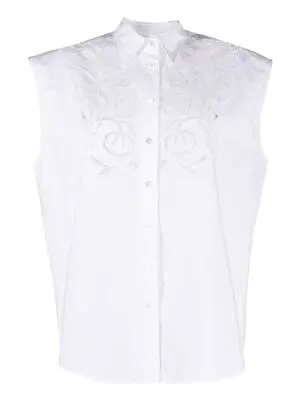 P.A.R.O.S.H P.A.R.O.S.H. Canyox Crochet-Detailed Shirt