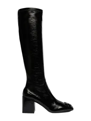 COURREGES Reedition Ac Vinyl Boots - Black