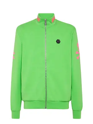 Philipp Plein Embroidered Bomber Jacket - Green