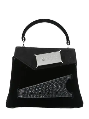 MAISON MARGIELA Small Snatched Suede Tote - Black