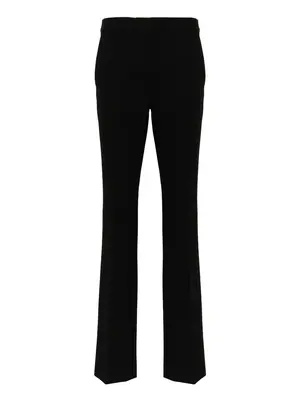 Moschino Press-creased Straight-leg Trousers - Black
