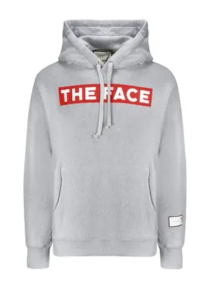 Gucci The Face' Hoodie - Grey