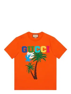 Gucci Palms T-shirt - Orange