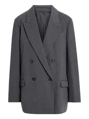 BRUNELLO CUCINELLI Brunello Cucinelli Double-Breasted Jersey Blazer