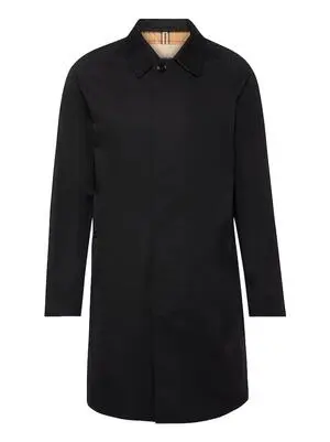 Burberry Cotton Gabardine Car Coat - Black