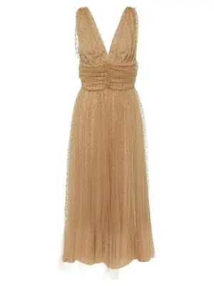 Altuzarra Lola Tulle Mini Dress - Beige