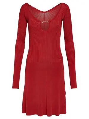 Jacquemus La Mini Robe Pralu Minidress - Black
