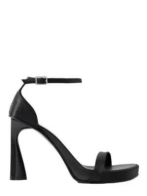 Stella McCartney Net Sustain Elsa Recycled-satin Sandals - Black