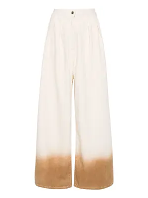 Alanui Wide-leg Jeans - Neutrals