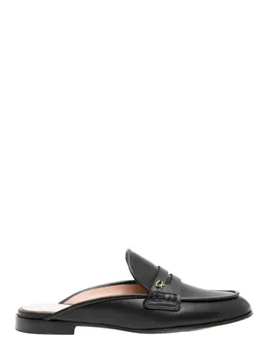 GIANVITO ROSSI Gianvito Rossi Florio Leather Mules Black