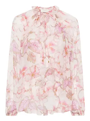 ZIMMERMANN ZIMMERMANN Matchmaker Billow Floral-Print Blouse