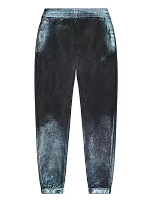 DIESEL Embroidered-logo Track Pants - Grey