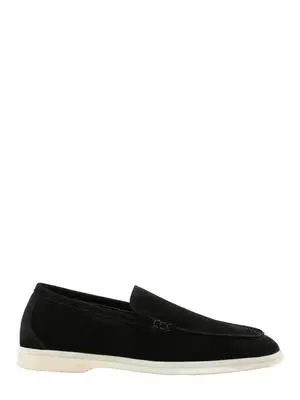 SCAROSSO Scarosso Ludovica Suede Loafers Black