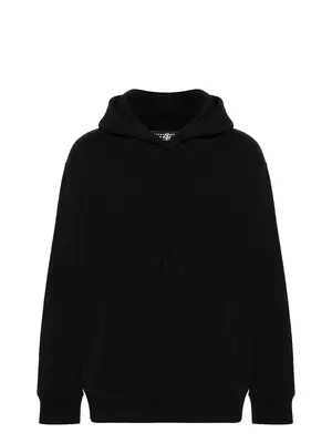 MAISON MARGIELA Numbers Logo-print Hoodie - Black