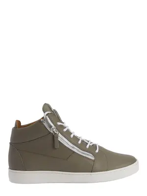 GIUSEPPE ZANOTTI Kriss Mid-Top Sneakers Green