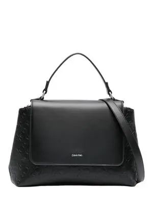 CALVIN KLEIN Monogram Bag With Logo Plaque