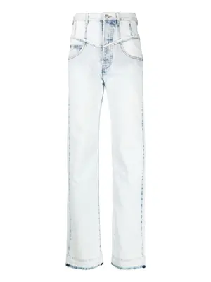 Isabel Marant Noemie High-rise Jeans - Blue