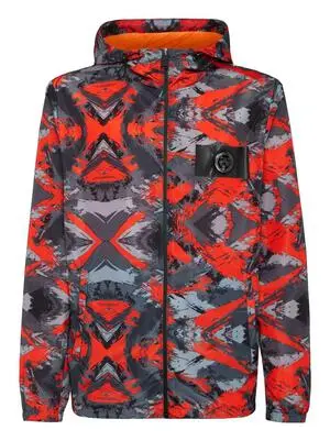 PLEIN SPORT Logo-print Hooded Jacket - Red