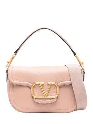 VALENTINO Valentino Garavani Alltime Leather Shoulder Bag