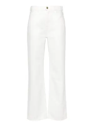 Chloé Low-rise Flared Jeans - White