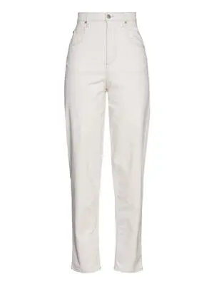 MARANT ETOILE Corfy High-rise Tapered Jeans - Ecru