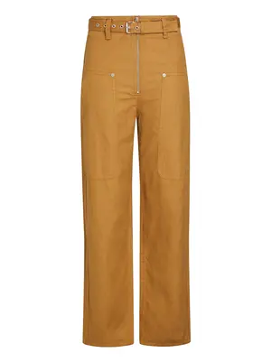 MARANT ETOILE Paggy Straight-leg Pants - Camel