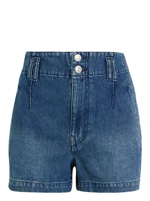 MARANT ETOILE Tihiana Denim Shorts - Mid Denim