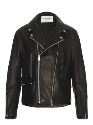 UNDERCOVERISM Leather Double Rider Jacket - Black