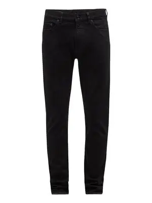 Zegna ZEGNA Men's 5-Pocket Jeans Black Solid