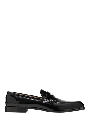 CHRISTIAN LOUBOUTIN Christian Louboutin Patent Leather Loafers Black