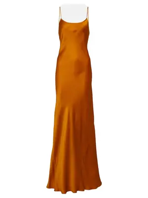 Victoria Beckham Cami Gown - Orange