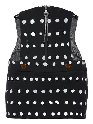 VIVIENNE WESTWOOD Vivienne Westwood Polka-Dot Virgin Wool Miniskirt