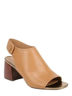 Vionic Valencia Peep-toe Sandal - Camel