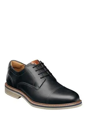 Florsheim Norwalk Cap Toe Derby - Black Ch