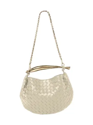Bottega Veneta Small Sardine Intrecciato Leather Bag String/brass