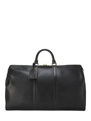 LOUIS VUITTON Epi Keepall 50 - Black