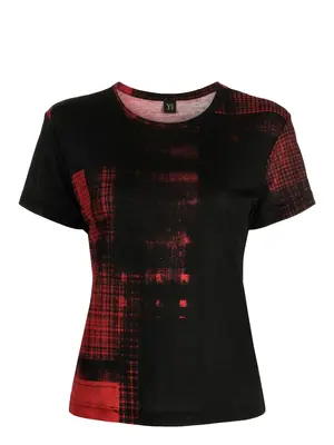 Y’s Graphic-print Jersey T-shirt - Red