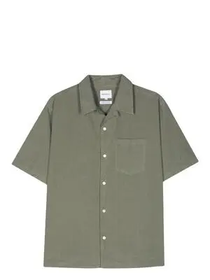Norse Projects Notch-collar Short-sleeve Shirt - Green