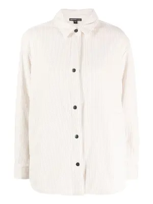JAMES PERSE Corduroy Shirt Jacket - White