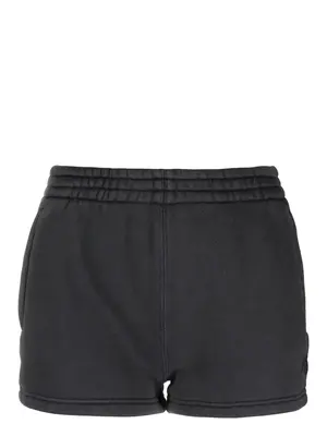Alexander Wang Logo-embroidered Track Shorts - Grey