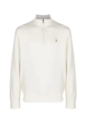 Polo Ralph Lauren Polo Pony Half-zip Sweatshirt - Neutrals