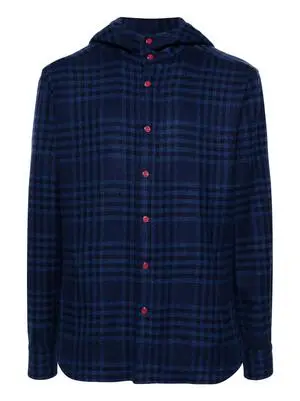 KITON Checked Cashmere Shirt