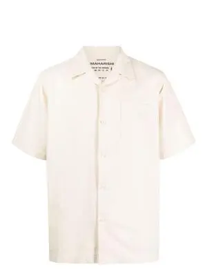 MAHARISHI Short-sleeve Chest-pocket Shirt - Neutrals