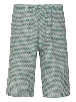 AMIR SLAMA Knitted Shorts - Green