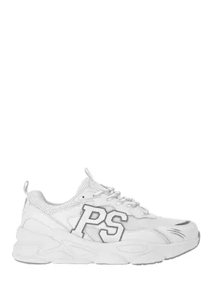 PLEIN SPORT Lo-top Logo-patch Sneakers - White